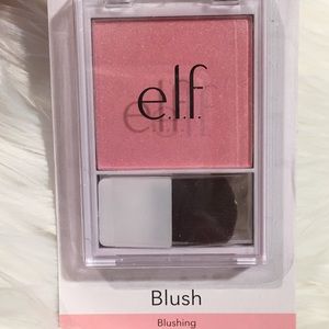 ELF | Makeup | Elf Pink Blush With Brush Shimmer Blushing Powder | Poshmark